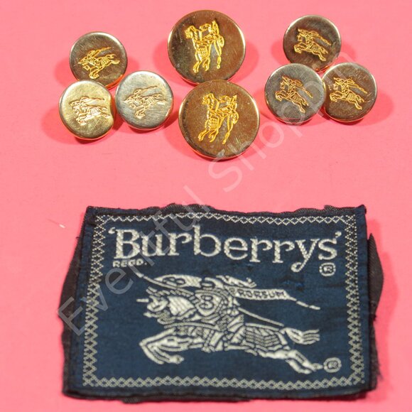 Burberry | Suits & Blazers | Burberry Buttons Mens Gold Tone Blazer ...